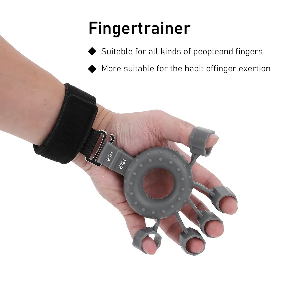 DHgate.com:Silicone Finger Extensor Hand Grip Strengthener with ...