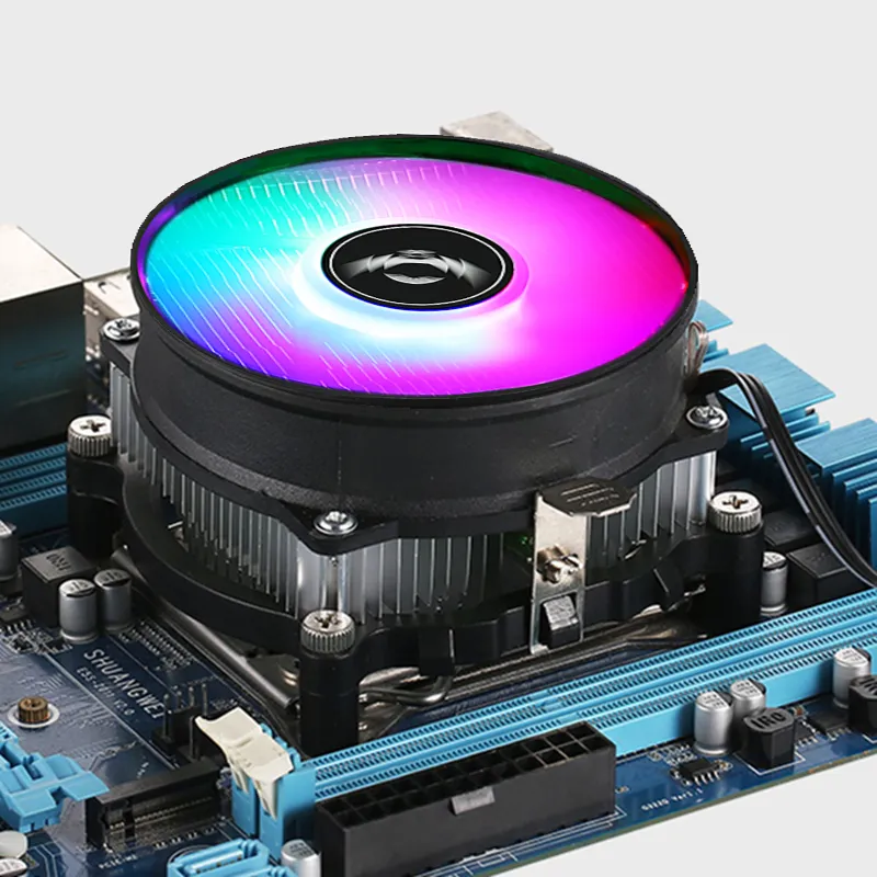 Quiet CPU Fan: 4 Pin PC Fan CPU Cooler With Radiator For LGA 2011, 1700 ...