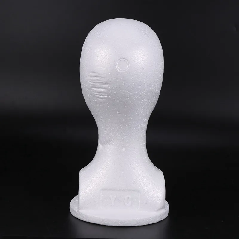 4X Styrofoam Mannequin Foam Head Model for Hat, Wig, Glasses, Jewelry ...