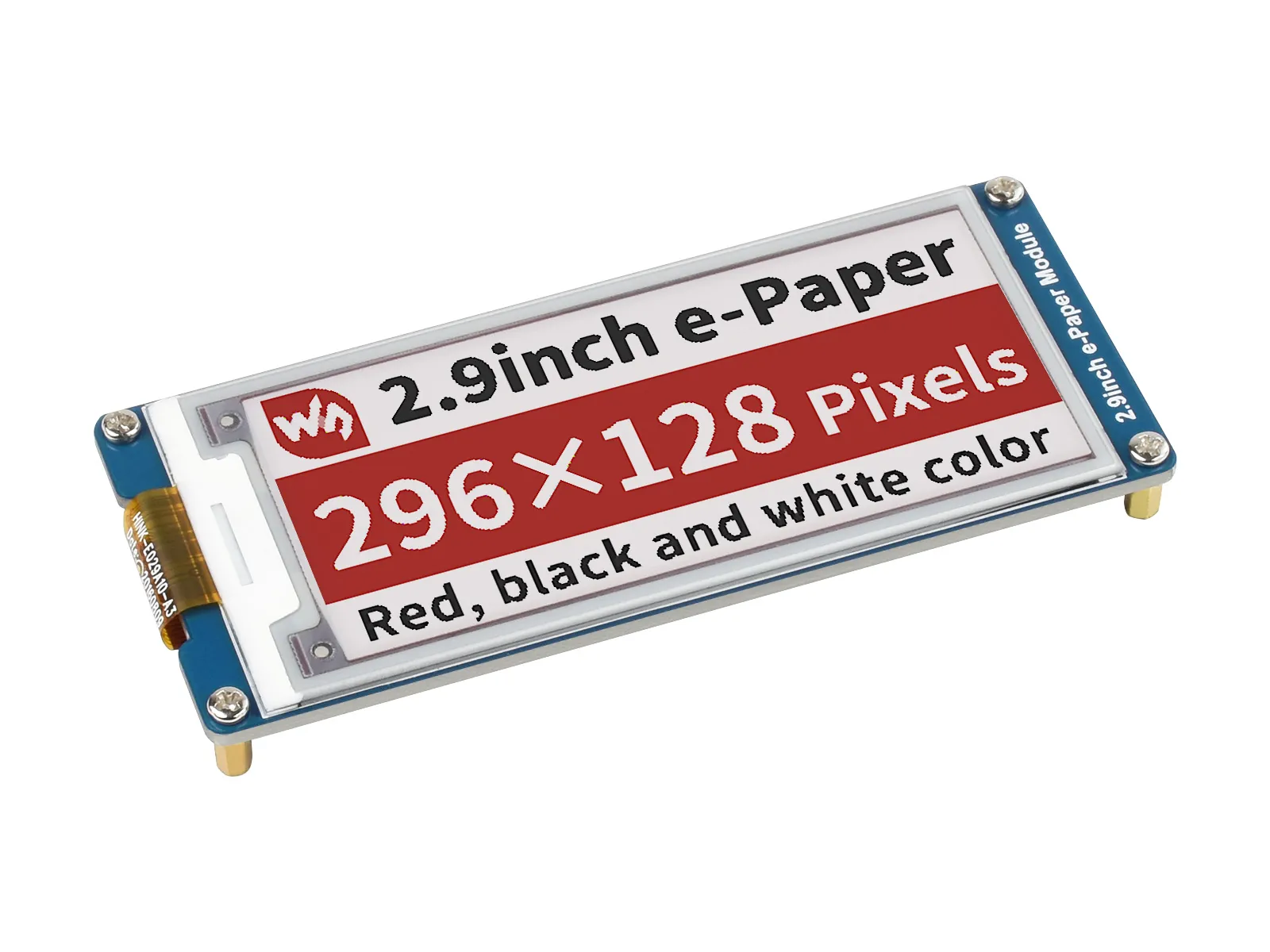 9-inch E-Ink Display Module 296x128 SPI Interface Three-color Wide ...