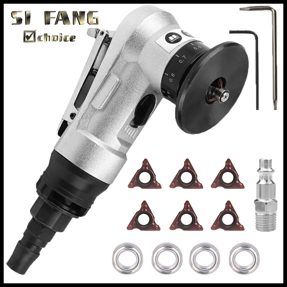Portable Mini Pneumatic chamfering lathe machine for Metal Trimming ...