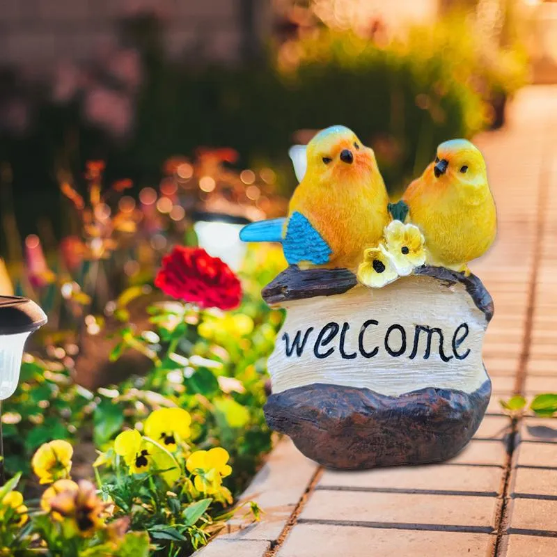 Resin Bird Statue Welcome Sign national sculpture...