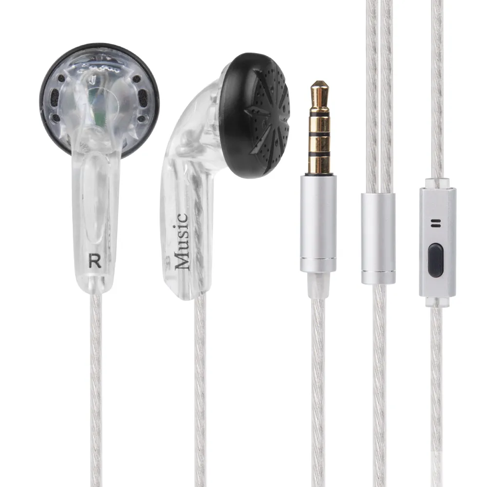 FENGRU DIY EMX500S HiFi Bass Earbuds: Flat Head Plug, In-Ear Earphones ...