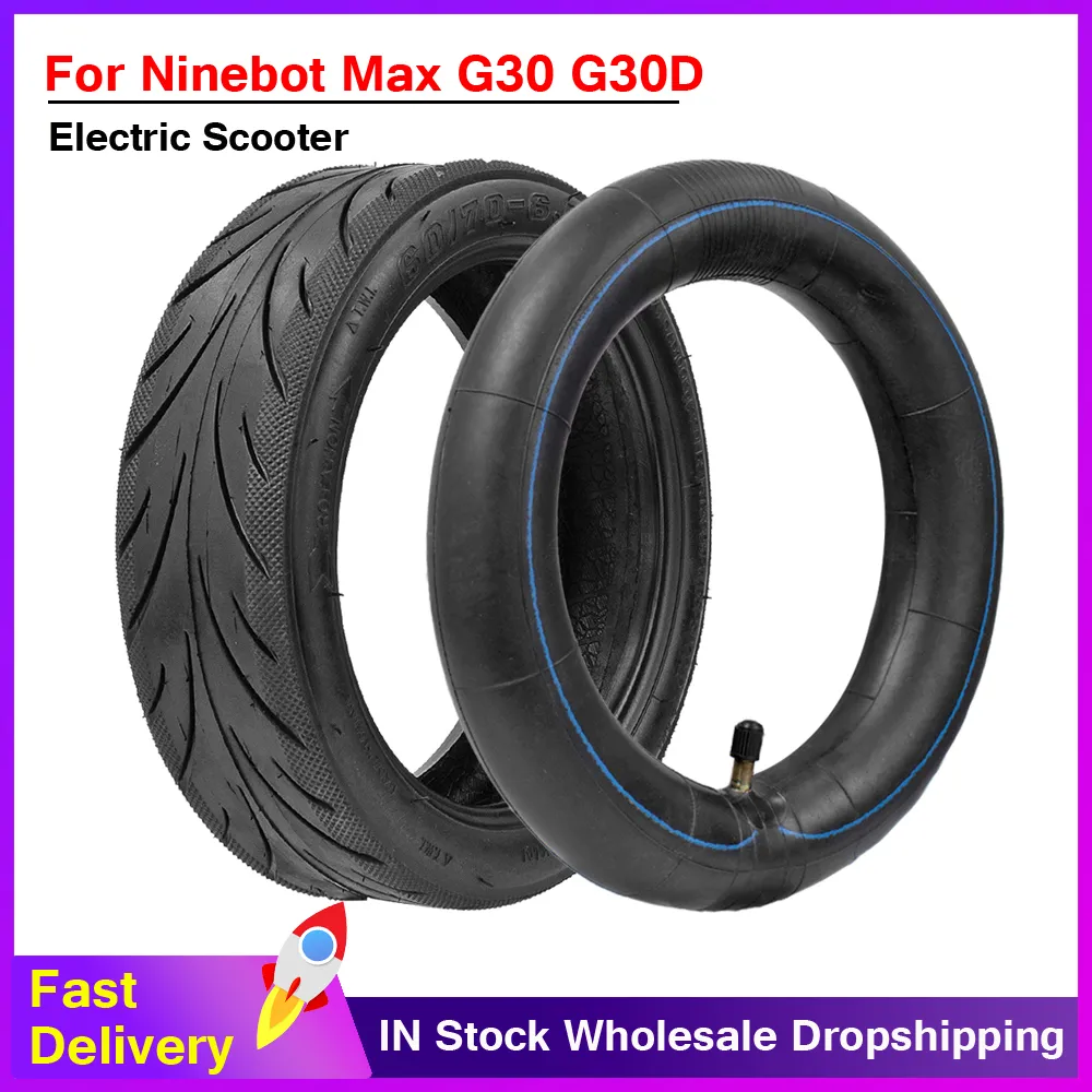 Segway Max G30 Scooter Tires - 60/70-6.5 Outer & 10x2/2.125 Inner Tube ...