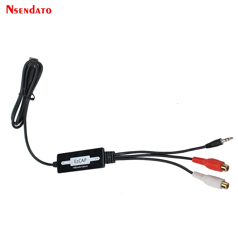 EZCAP216 USB Audio Capture Card Device Cassette To CD MP3 Converter ...