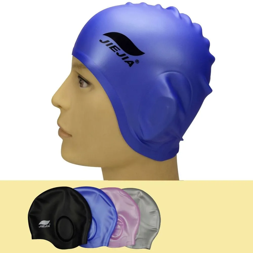 Swimming Cap large For Kids Silicone Fun