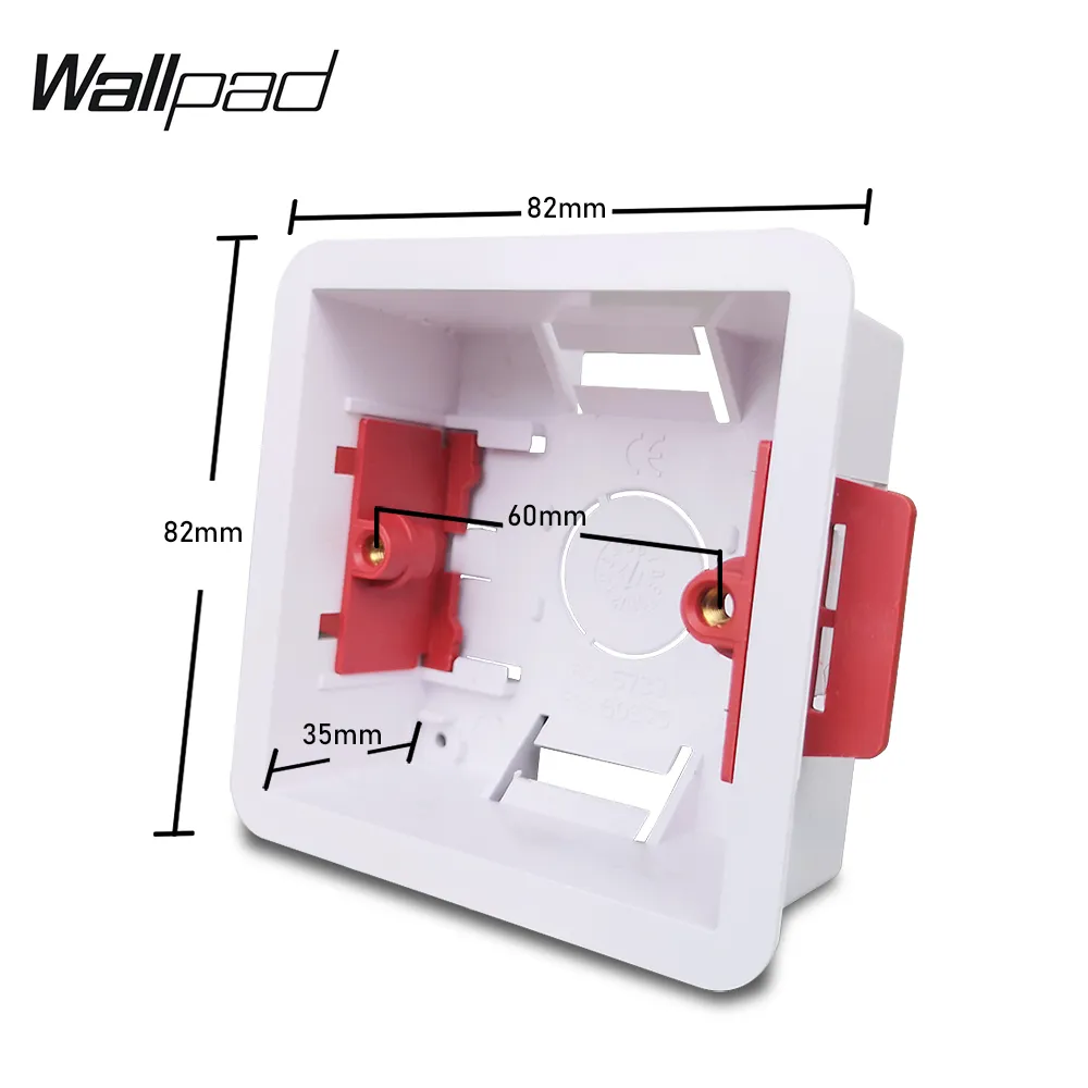 35mm Depth Drywall Mounting Box Recessed Electrical Outlet Box For ...