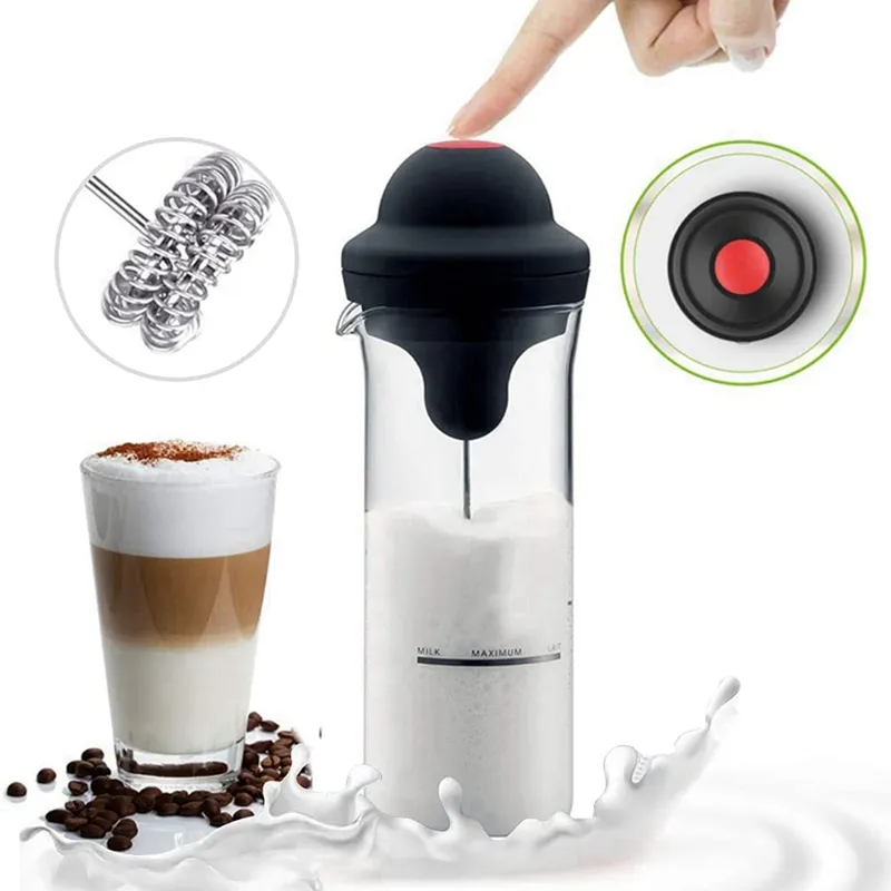 DHgate.com:2X Milk Frother, Electric Stainless Steel Coffee Drink Mixer ...