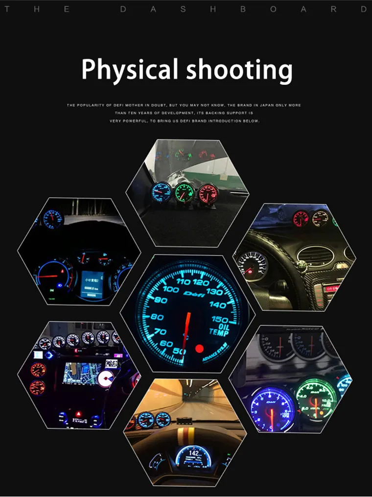Oil Pressure And Temperature Gauges: Digital Auto Water Temp, Turbine ...