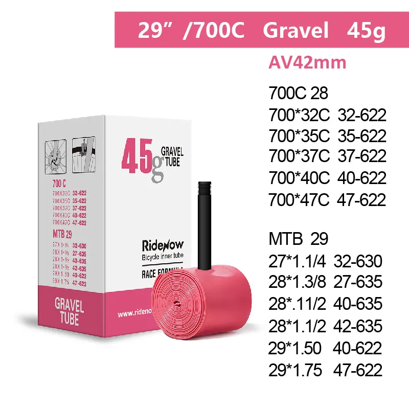 TPU Road Bike Inner Tube | 700x32C-47C Schrader Valve MTB | Puncture ...