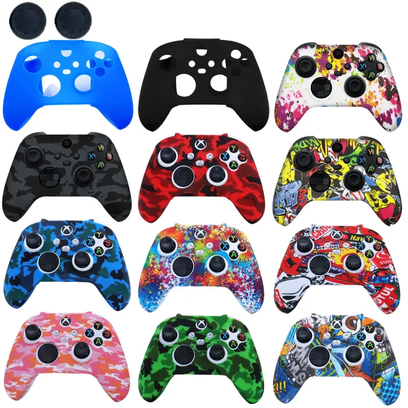 Case for Xbox Series X/S Gaming Controller Protective Silicone Joystick ...