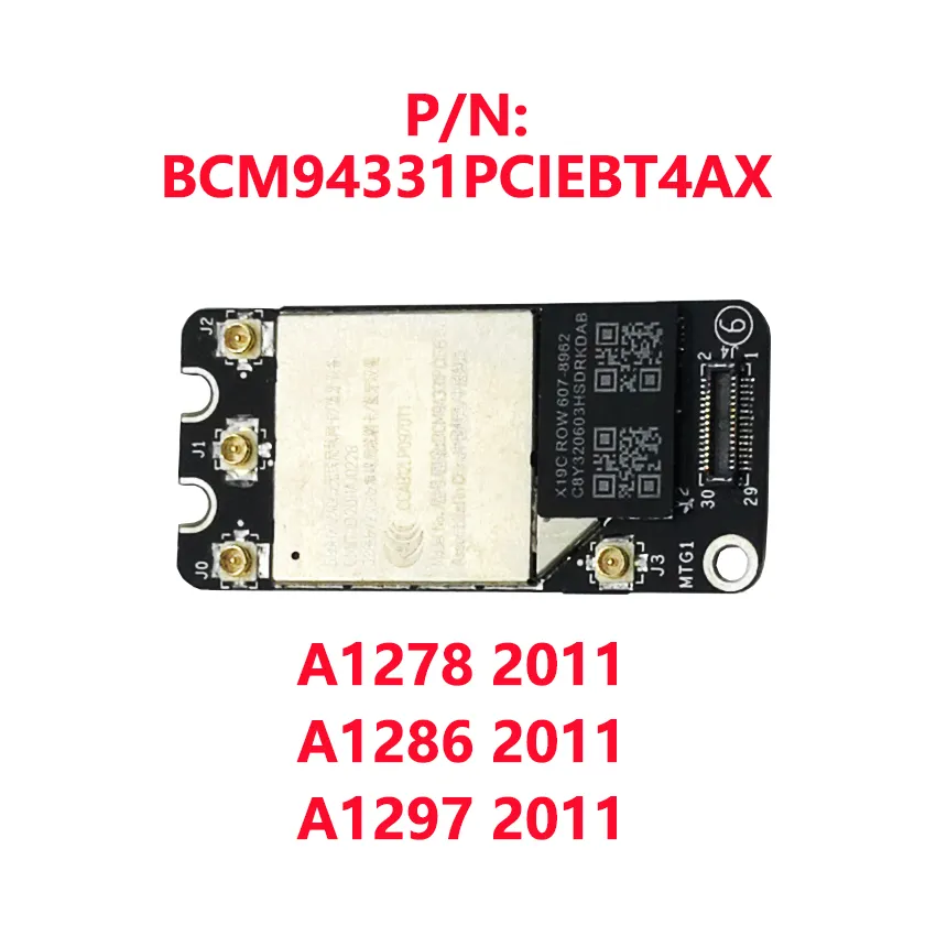 Bluetooth WiFi Airport Card for MacBook Pro 13, 15, 17 Models A1278 ...
