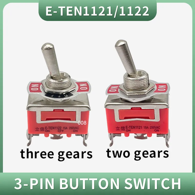3-Speed Rocker Toggle Switch - 3FT Cord, 1121/1122 Model, for Household ...