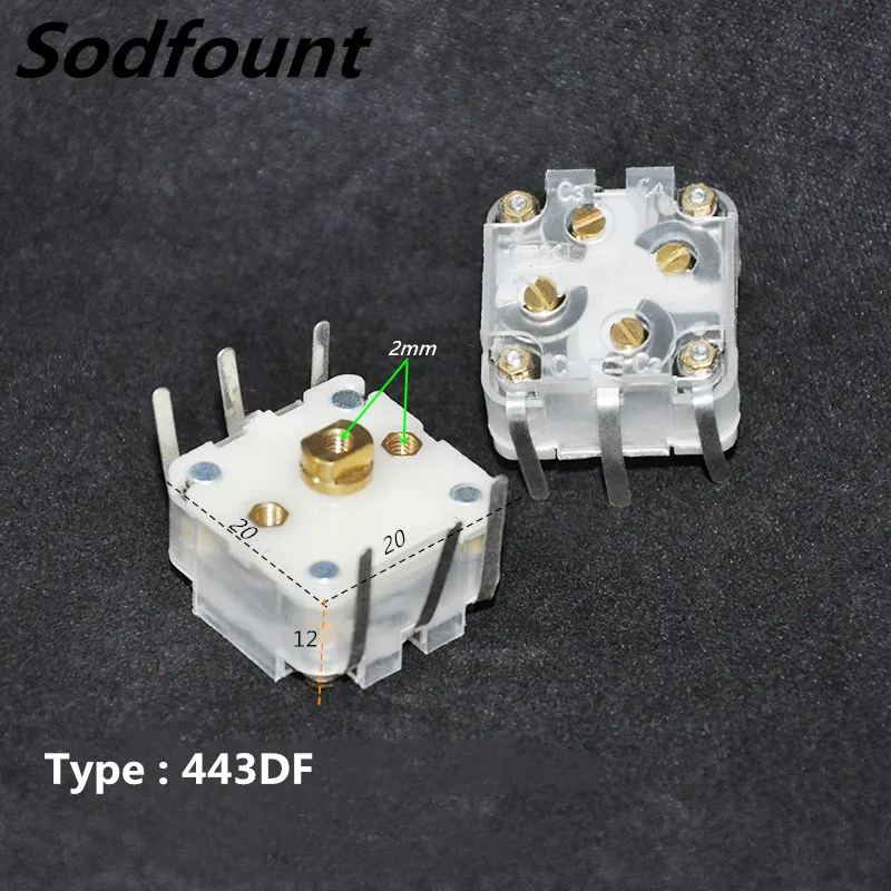 443DF 223P Potentiometer Trimmer Capacitor with Plastic Shaft for FM/AM ...