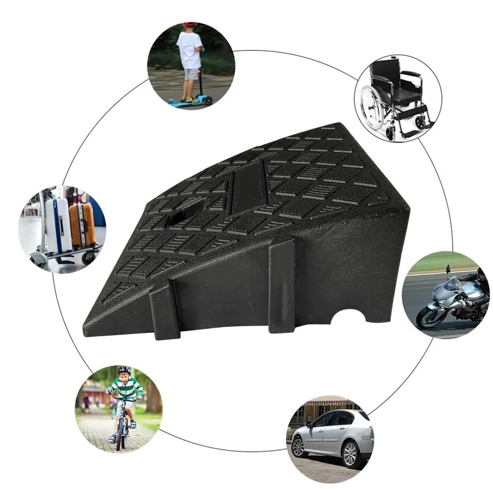 Heavy Duty PVC Curb Ramp Portable Lightweight Driveway & Sidewalk ...