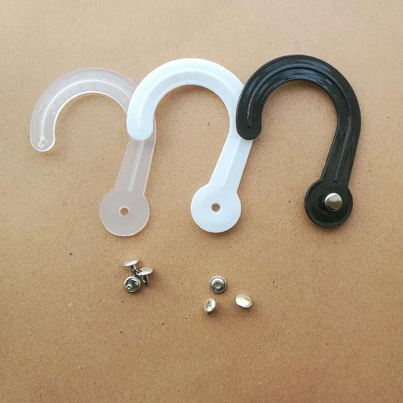 100 Pack Heavy Duty Plastic Header Hooks: Fabric & Leather Sample ...