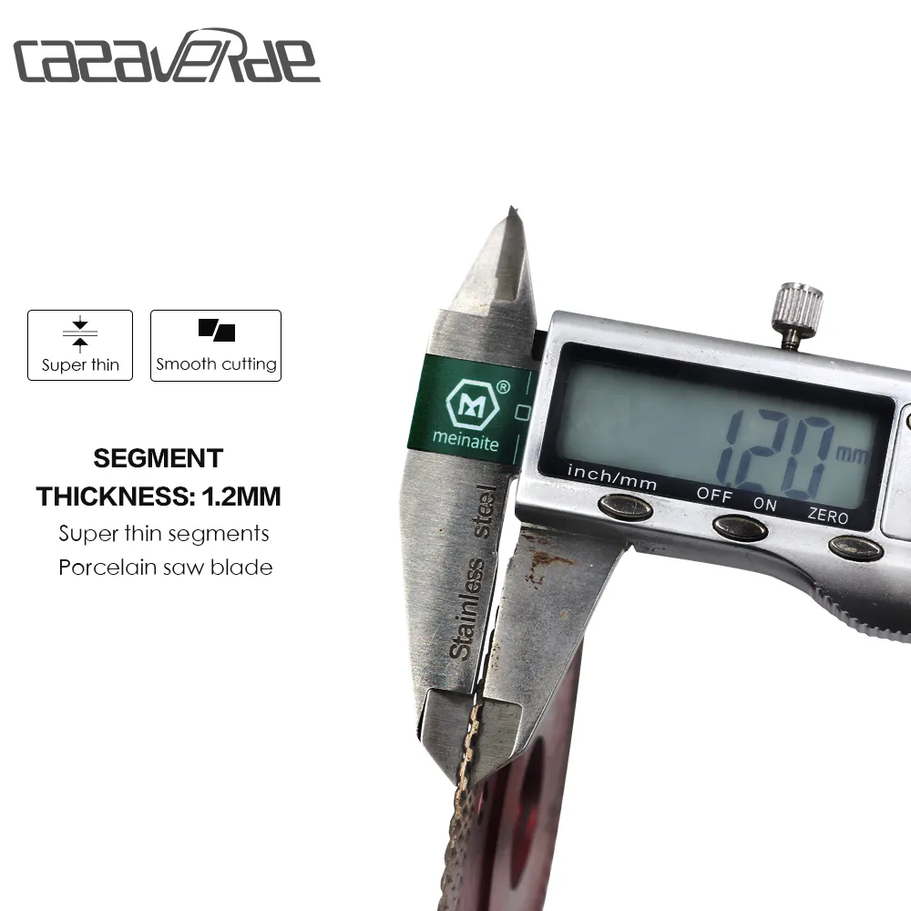 Casaverde D125mm Super Thin Tile Blade Diamond Porcelain Ceramic Cutting Blade For Cutting ...