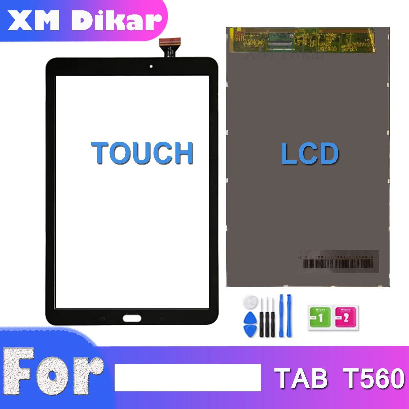 LCD Display and Touch Screen Digitizer Assembly Replacement for Tab E ...
