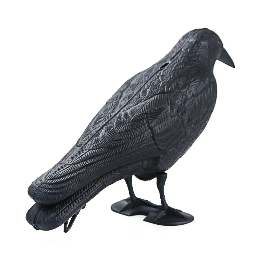 DHgate.com:Flocked Crow Decoys with Motion for Garden, Bird Deterrent ...