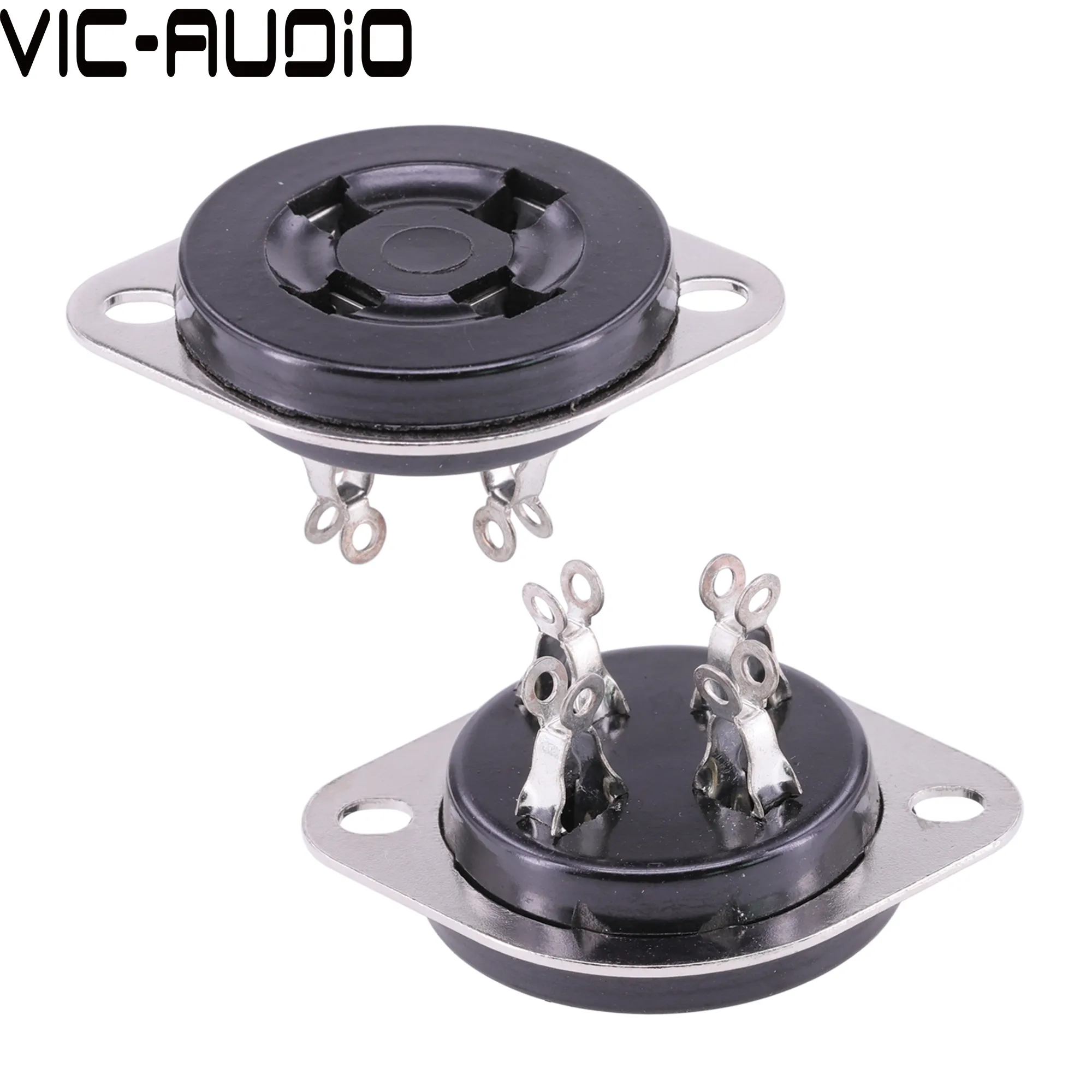 Tube Amplifier Kits: U4A 4 Pin Tube Socket Bakelite Valve Base For 2A3 ...