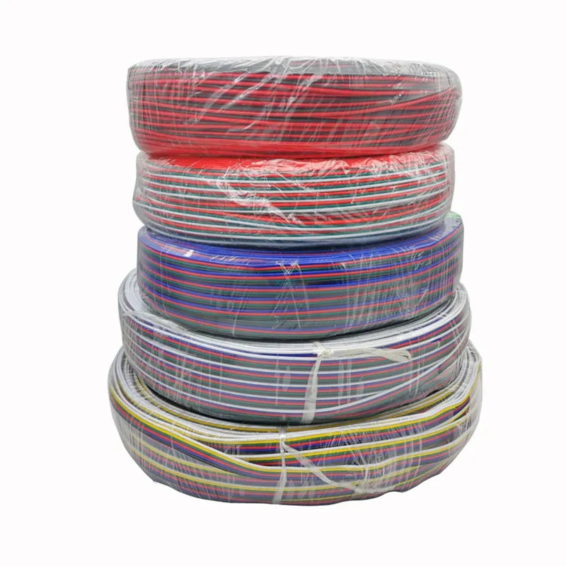 DHgate.com:22AWG LED Strip Connector Cable: 1m 2/3/4/5/6 Pin Electrical ...