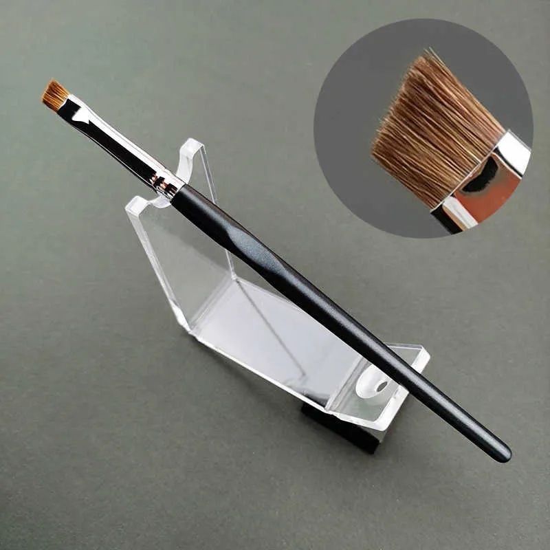 D903 Horse Hair Mixed With Artificial Fiber Diagonal Eyebrow Brush ...