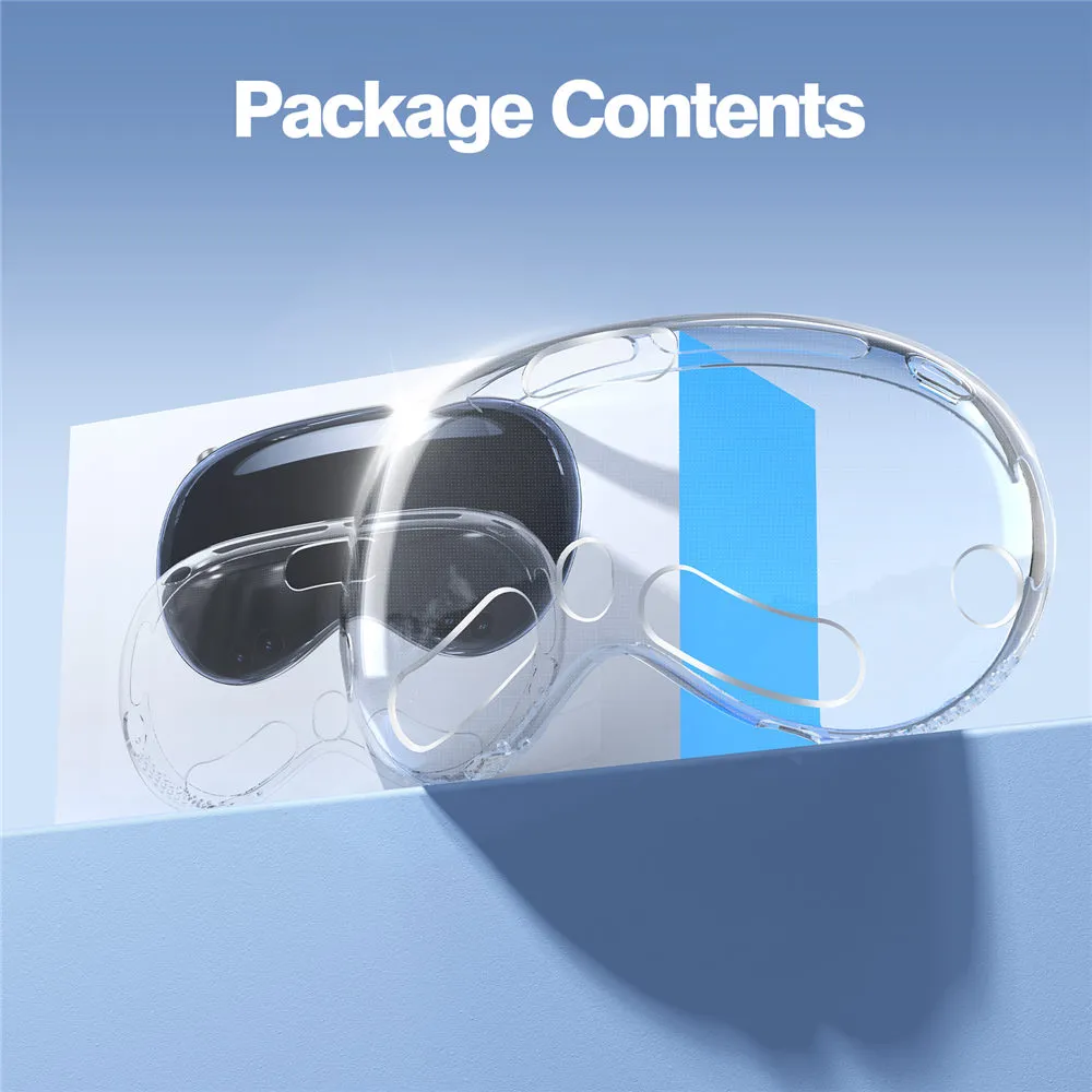 Slim Transparent TPU Case for Apple Vision Pro VR Headset Anti-Scratch ...
