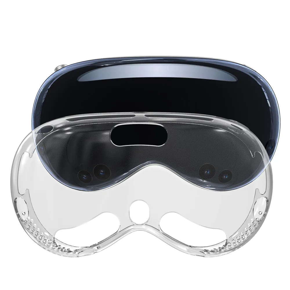 Slim Transparent TPU Case for Apple Vision Pro VR Headset Anti-Scratch ...