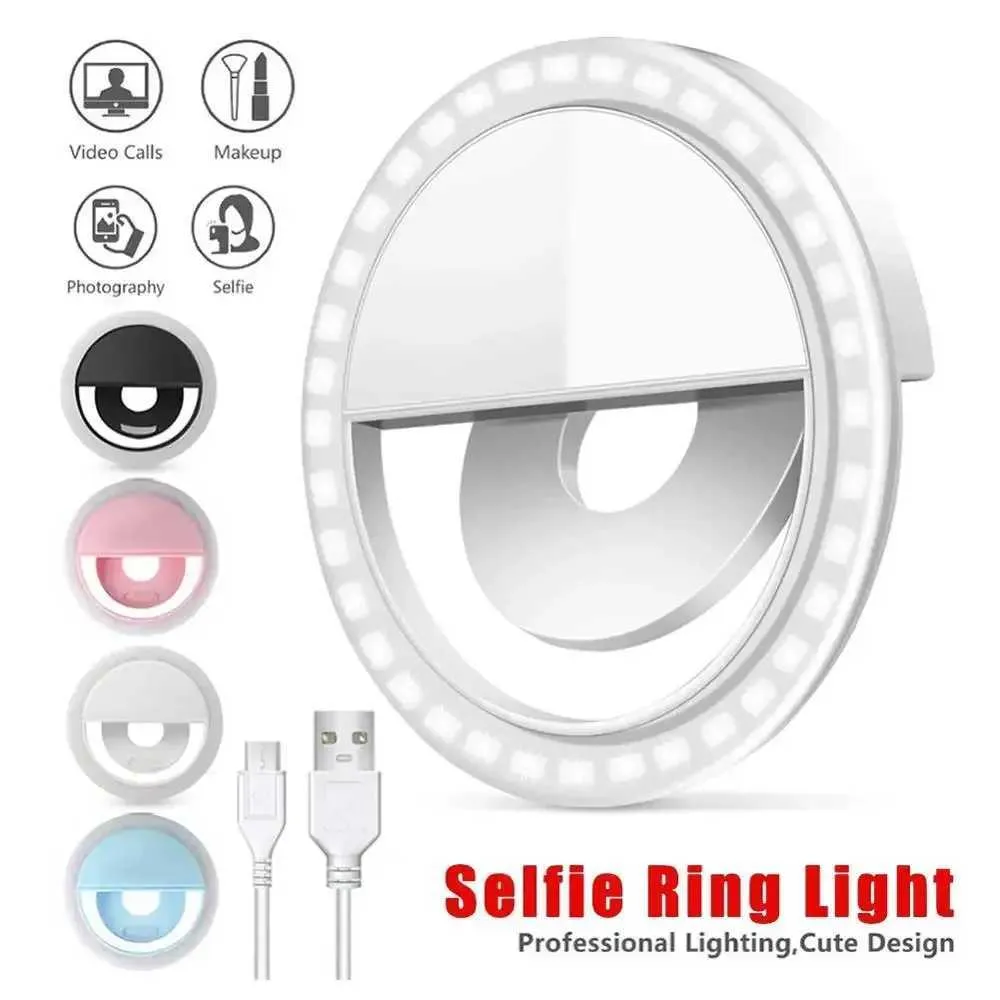 DHgate.com:Upgraded USB Rechargeable Selfie Ring Light with Enhanced ...