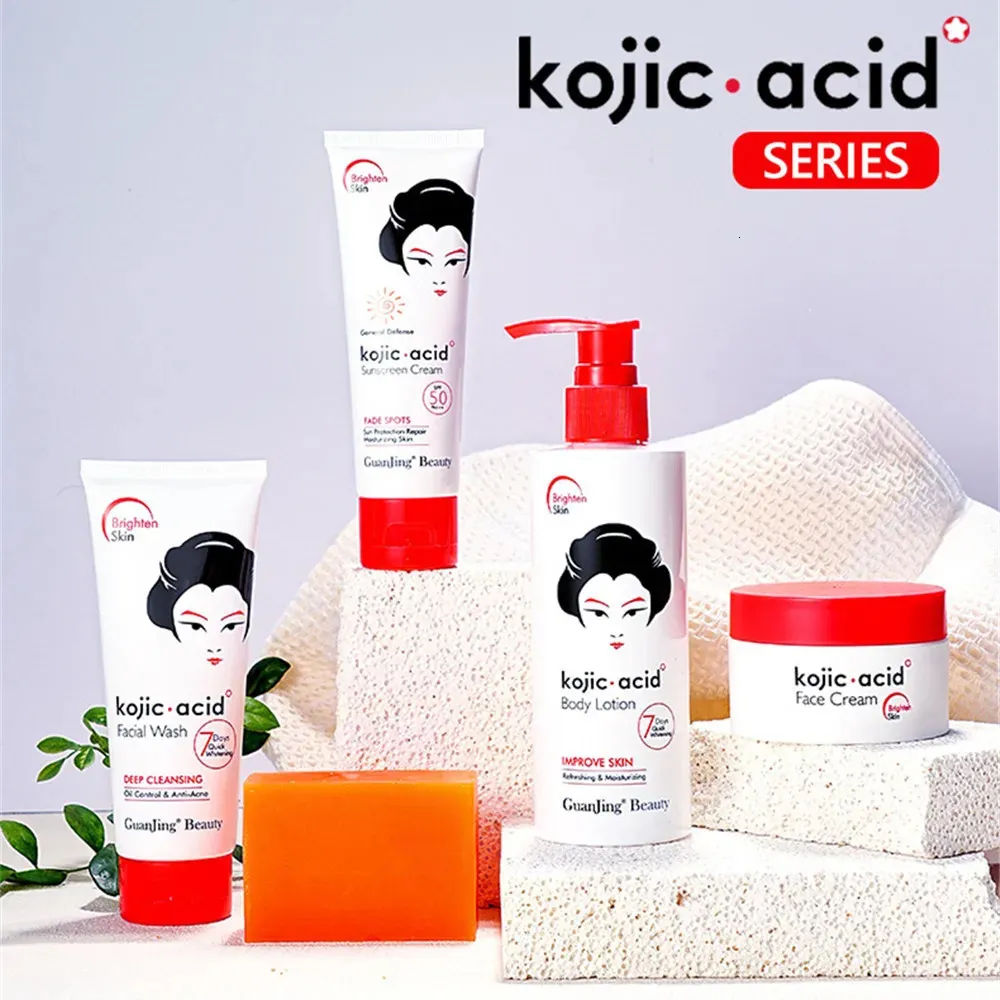 Kojic Acid Skincare Set: Handmade Soap, Face Cream,... From Longda009 ...