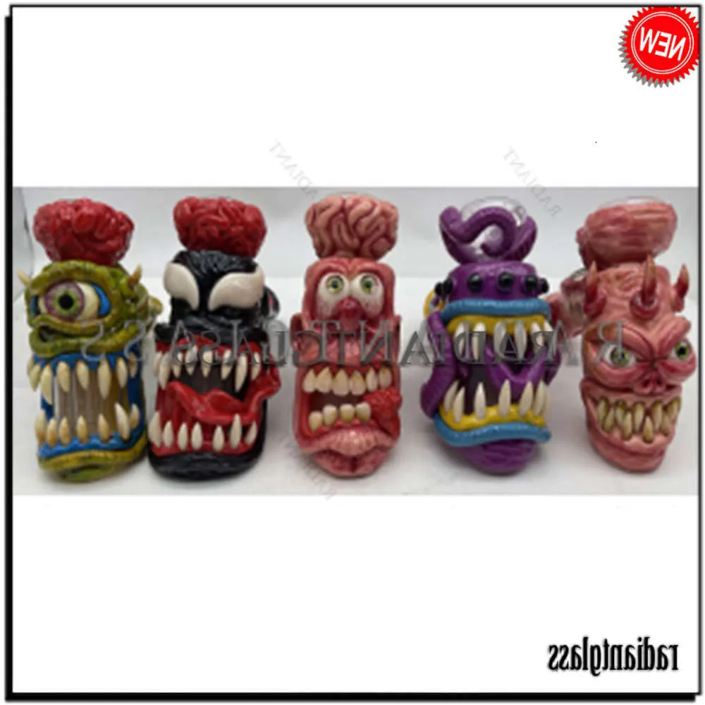 Creepy 3d Horror Hammer Glass Pipe Built In 6 Arm Perc Thick Glass ...