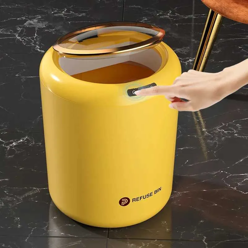 15L Smart Electric Bedroom Waste Bin With Waterproof Design For Kitchen ...
