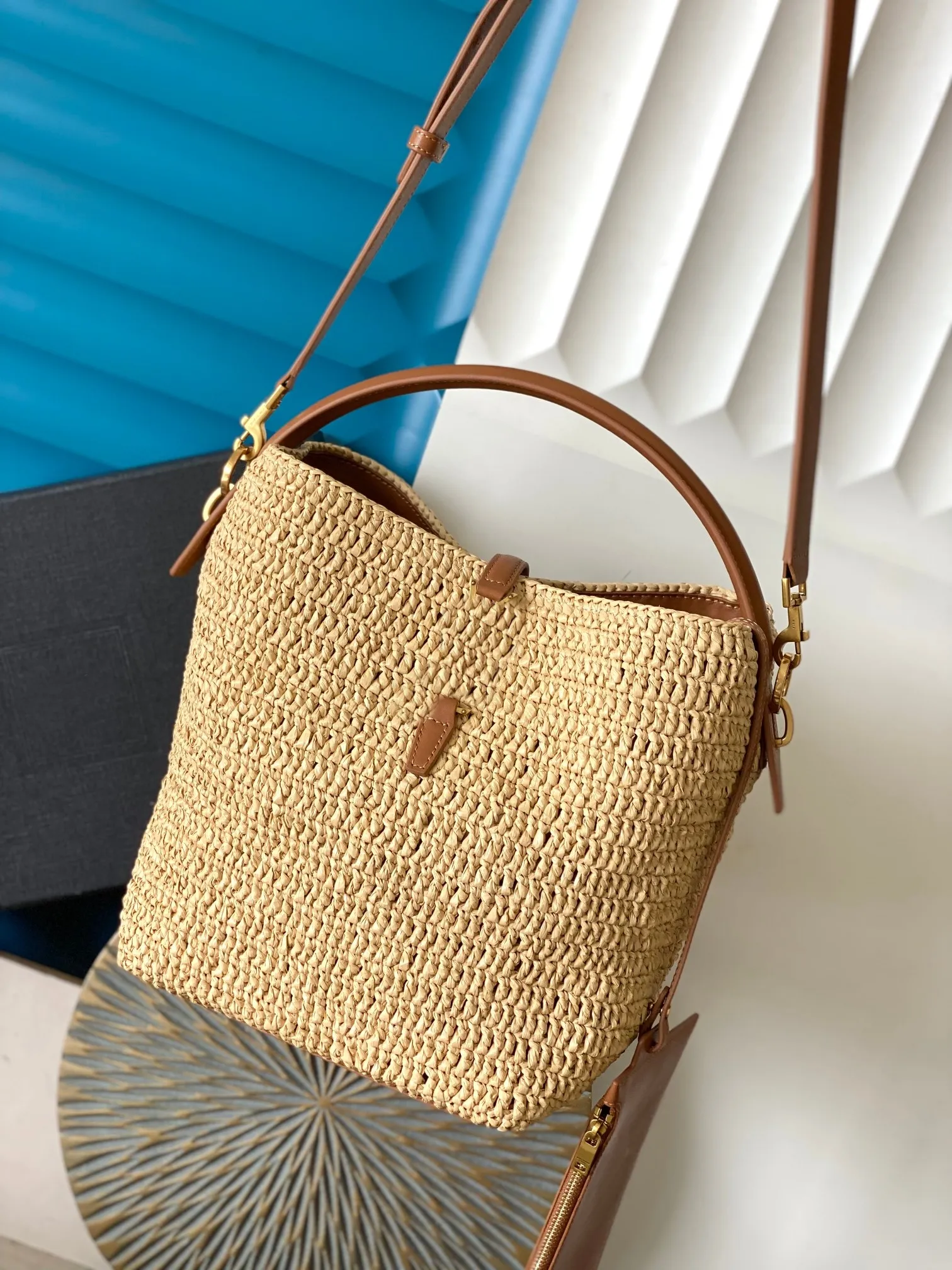 Fruit of the Loom Nylon Brief & Lafite Grass Bucket Bag: Apricot Gold ...