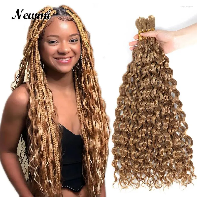 Color 30 Braiding Hair Human Hair Bulk For Braiding, 30# Deep Wave ...