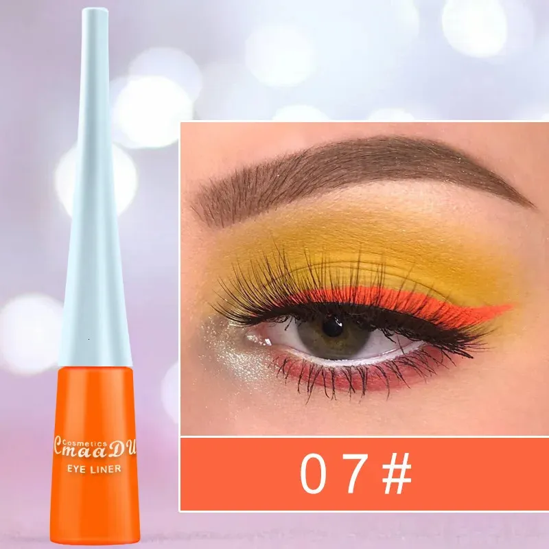 Colorful Waterproof Liquid Eyeliner Pencil in Blue, Red, Green, White ...