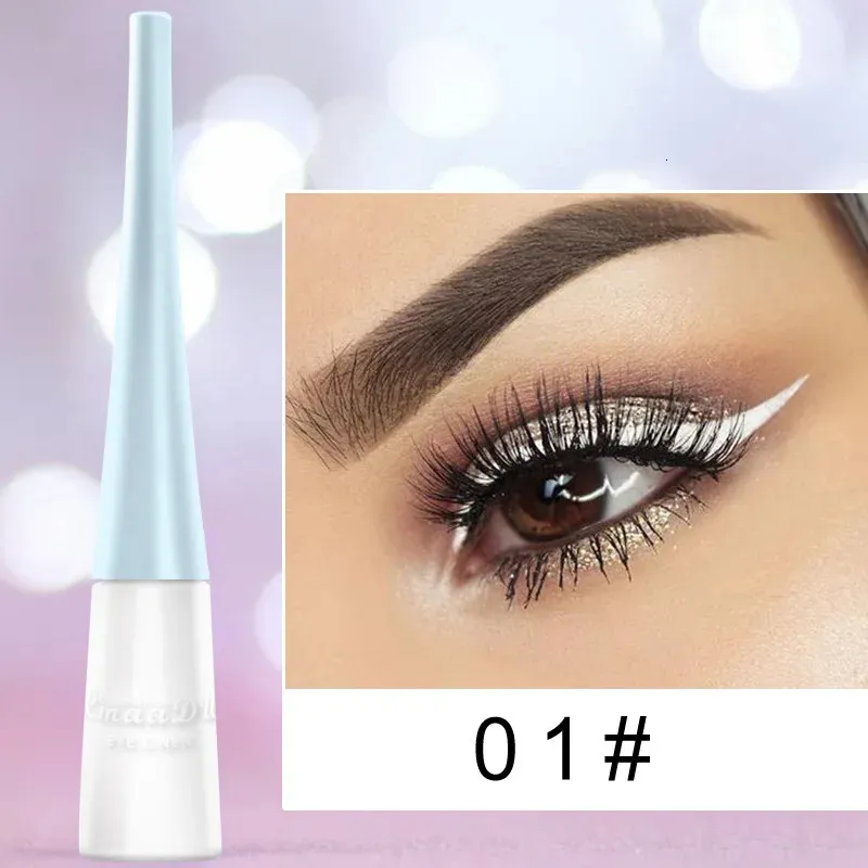 Colorful Waterproof Liquid Eyeliner Pencil in Blue, Red, Green, White ...
