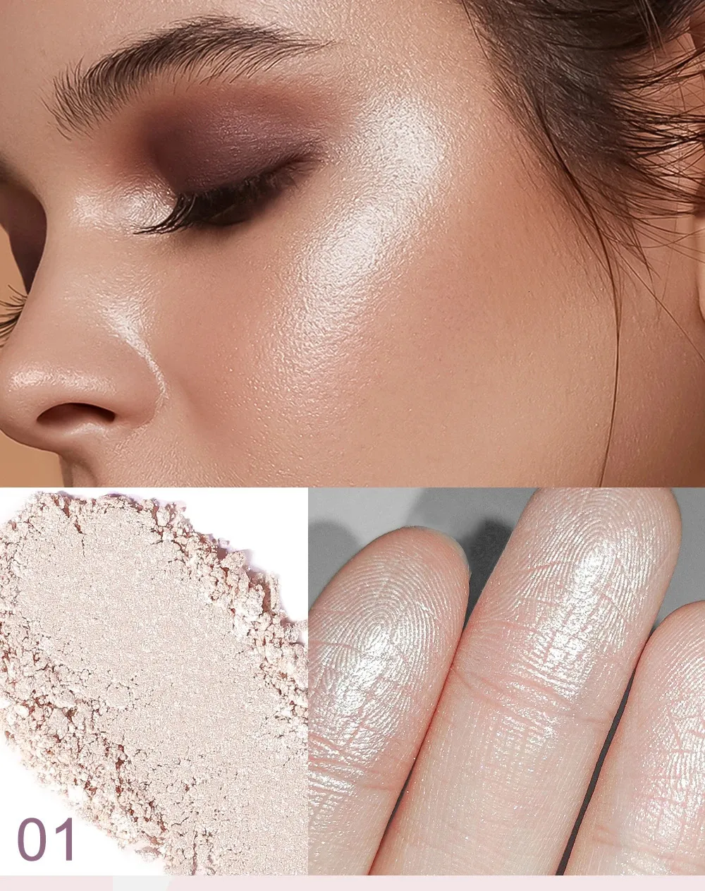 YOUNG VISION Baked Powder Polarising Highlighter Face Powder Highlight ...