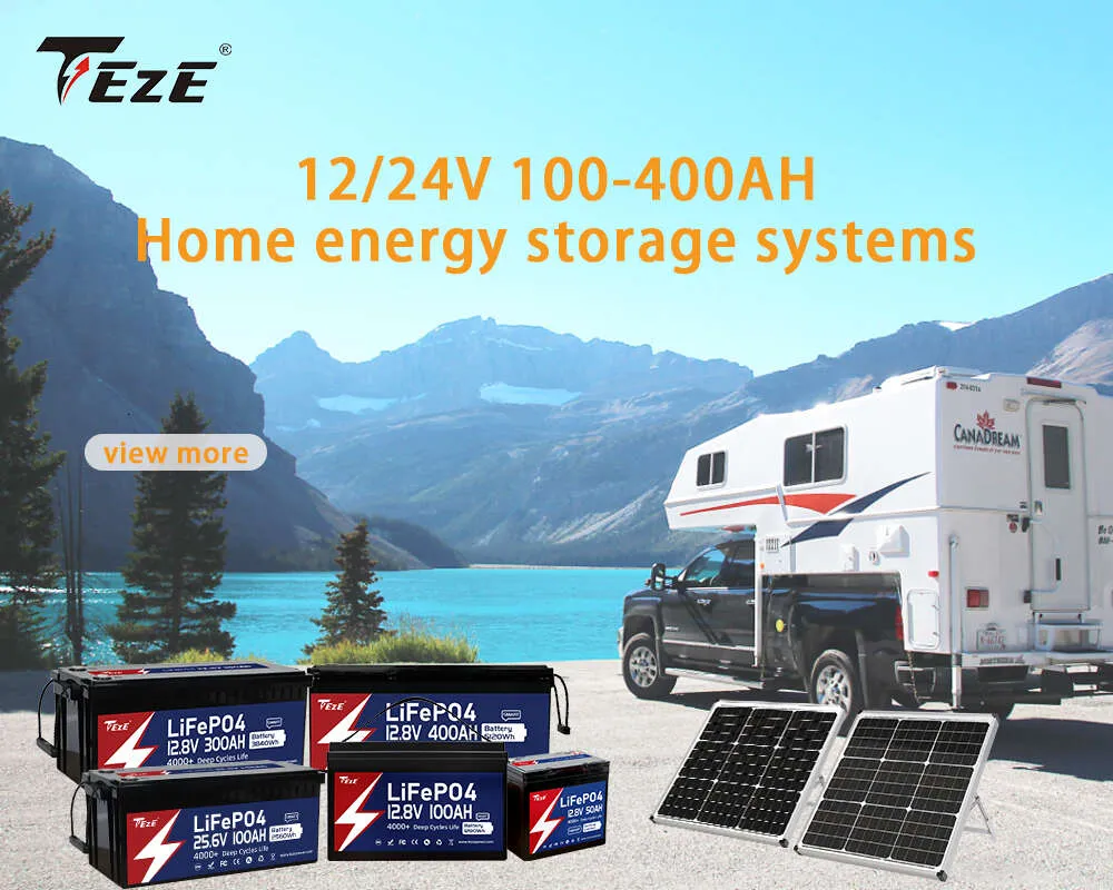 12V Rechargeable Lithium Ion Battery TEZE 12V 400Ah LiFePO4 Battery ...