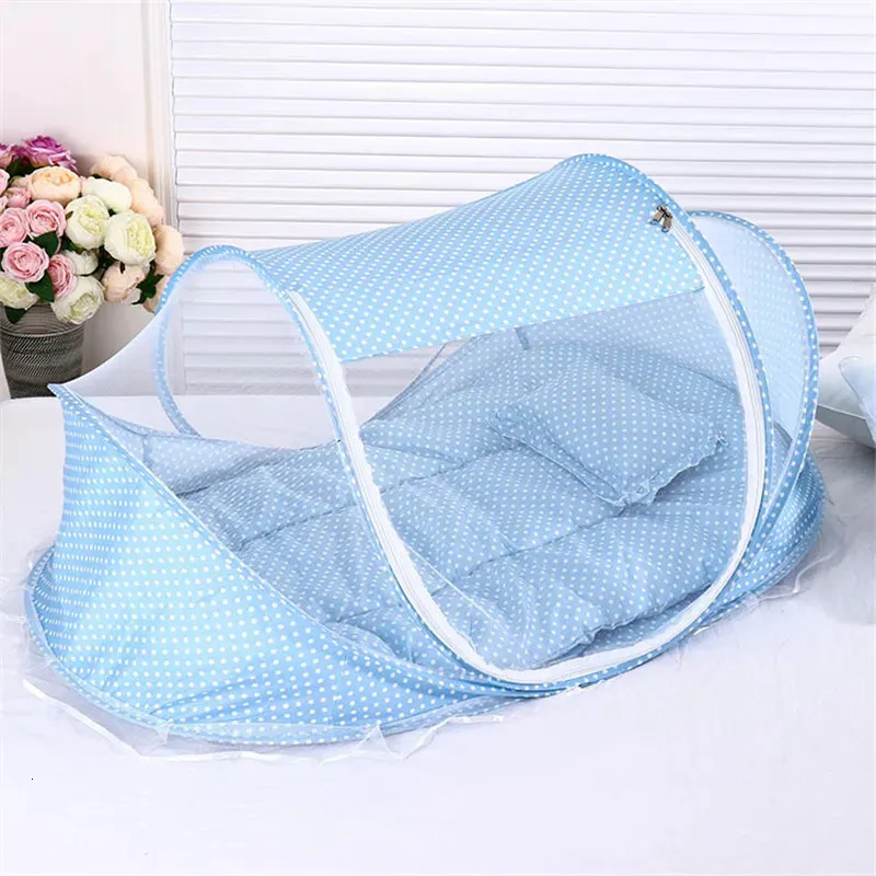 0-3 Years Portable Foldable Baby Netting Crib Cover Tent Three-Piece ...