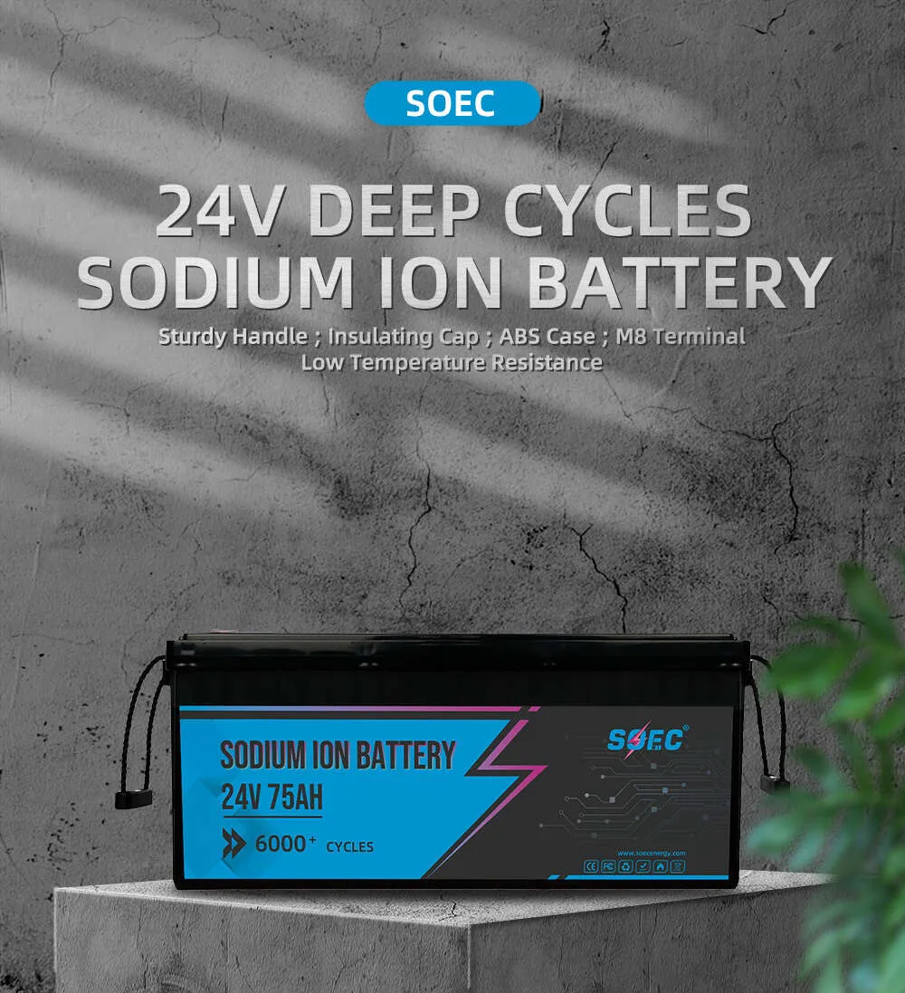 Sodium Ion Recyclable 75Ah 24V Battery | Ideal For... From ...