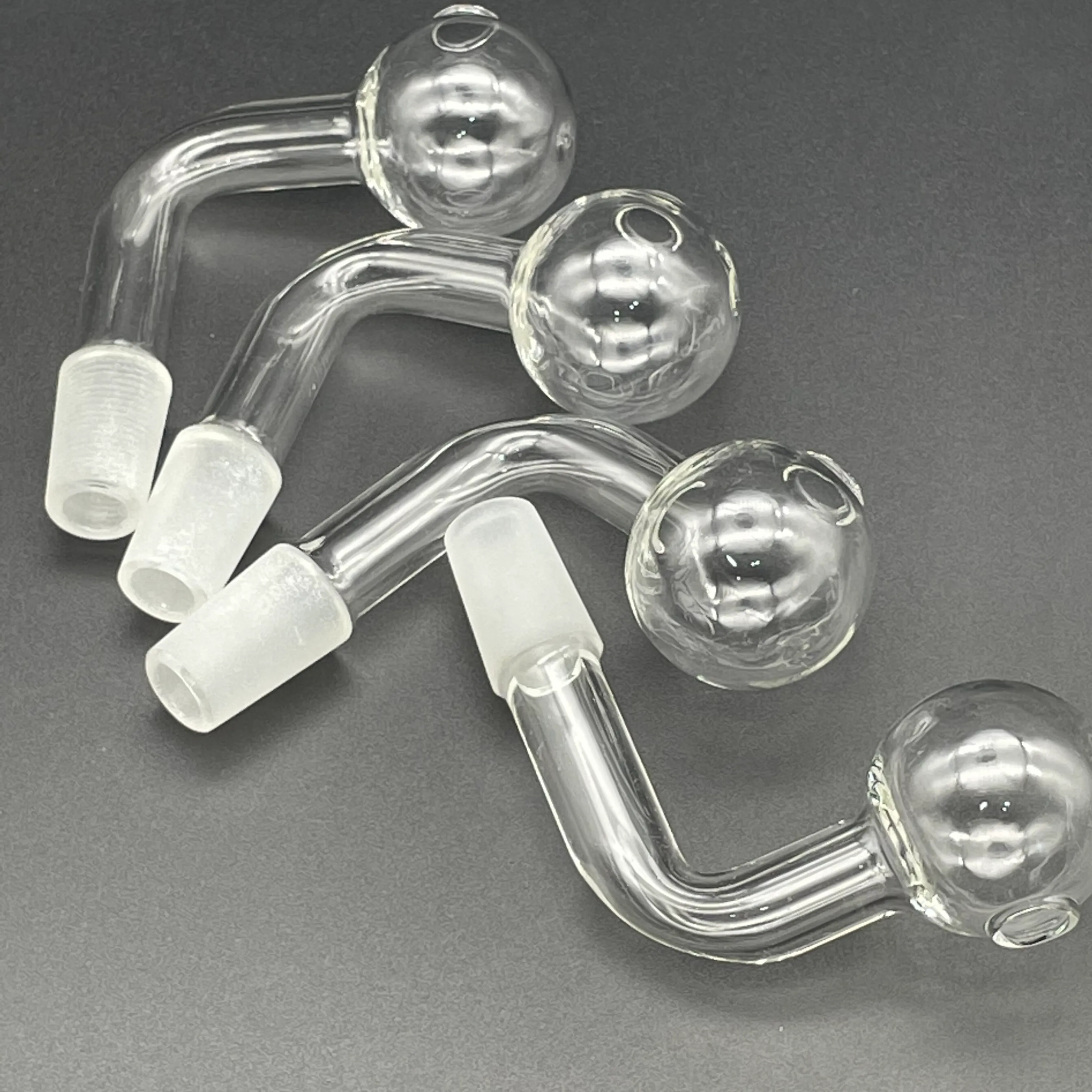 Durable Clear Pyrex Glass Oil Burner Pipe 14mm/18mm Male Female Joint ...