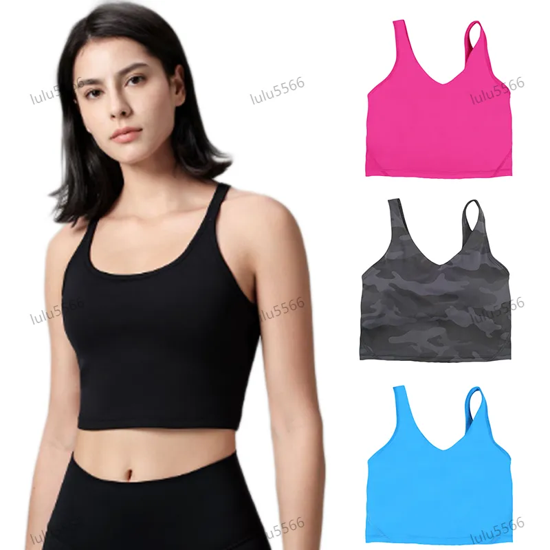Women's Yoga Sports Bra, Summer U-Shaped, Wirefree, Built-in Pad ...