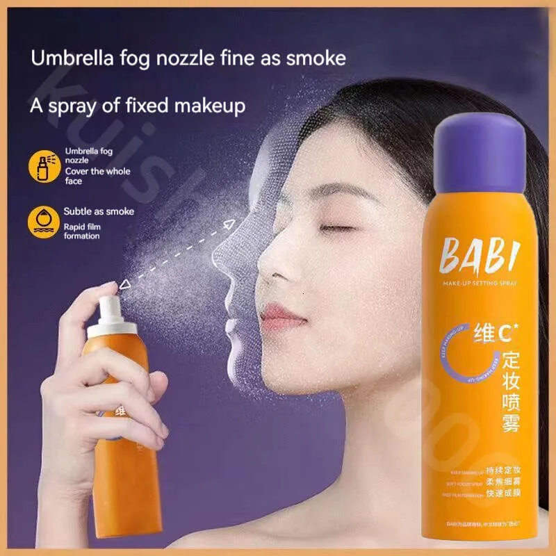 BABI Makeup Setting Spray - Waterproof, Oil Control, Niacinamide, 100ml ...