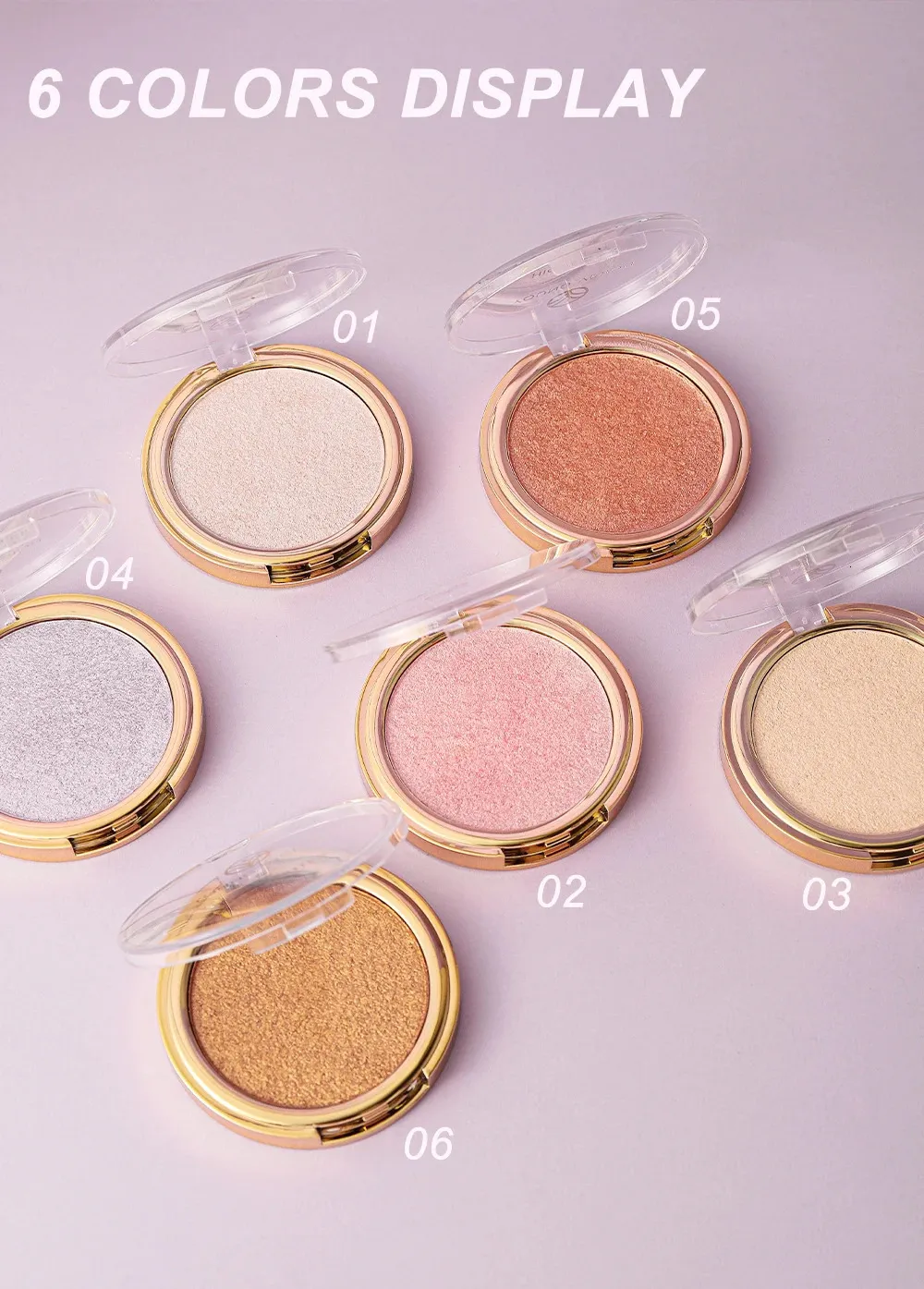 YOUNG VISION Baked Powder Polarising Highlighter Face Powder Highlight ...