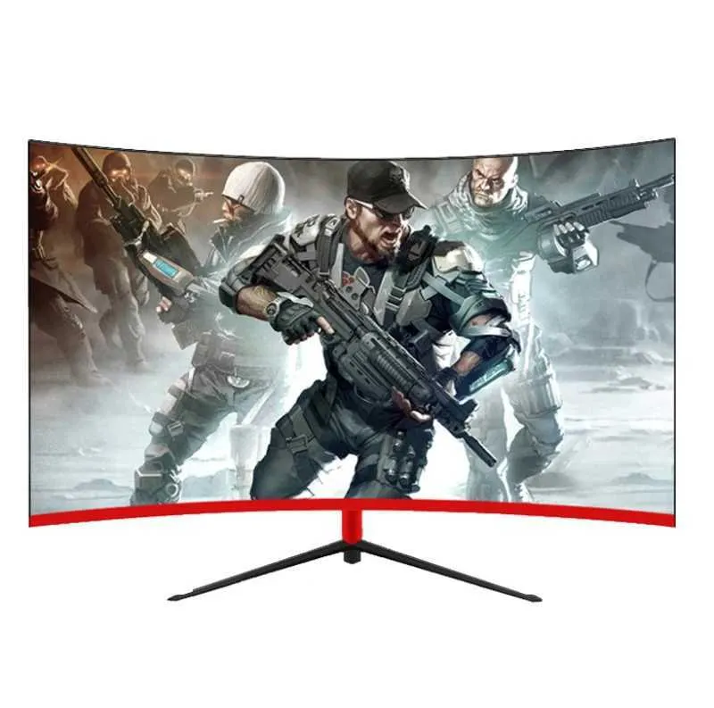 SILIJUN 27/24 Inch TFT/LCD Curved Gaming 32 Inch Gaming Monitor With ...