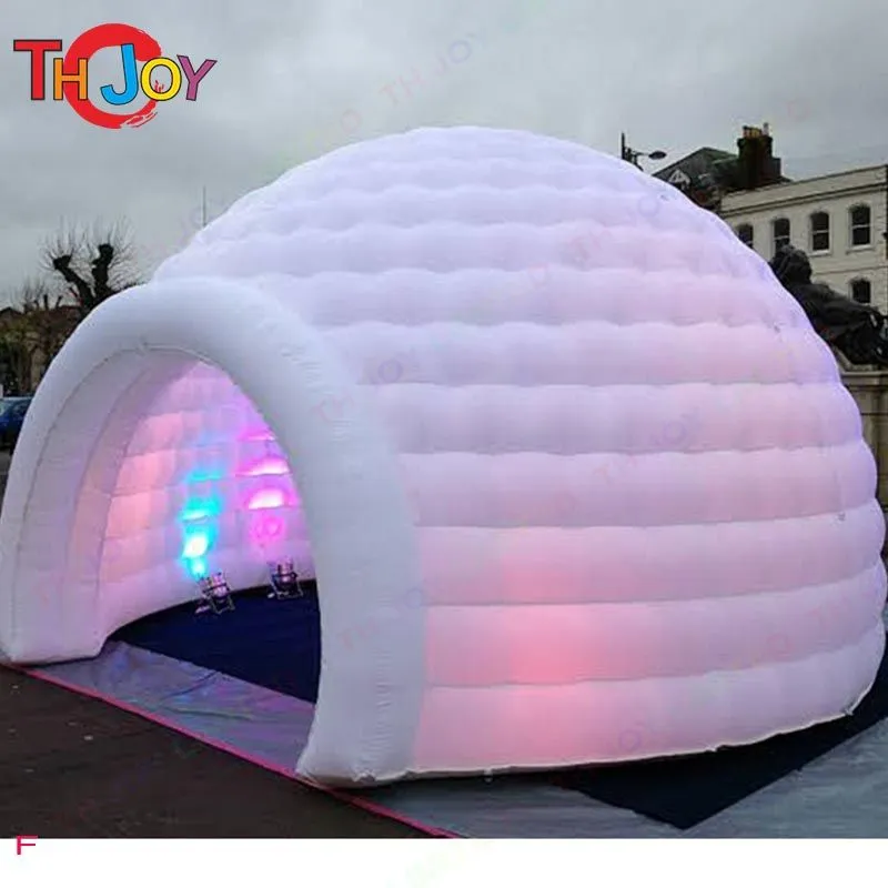 Inflatable Dome Tent White Igloo Marquee For Events, Parties & Outdoor ...