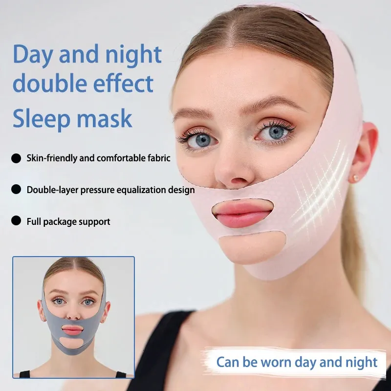 Chin Cheek Slimming Bandage V Shape Line Lifting Mask Anti Wrinkle Face ...