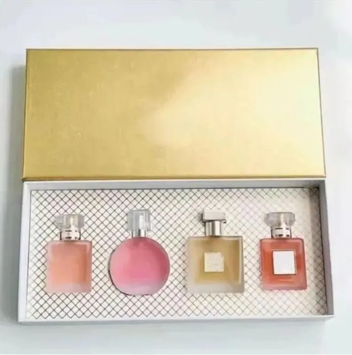 Famous Women Perfume Set N5 Parfum Deodorant Spray 25ml X4 Long Lasting ...
