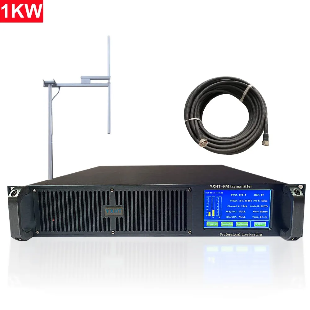 1000W Powerful FM Radio Transmitter, 1kW Broadcast Transmitter w ...