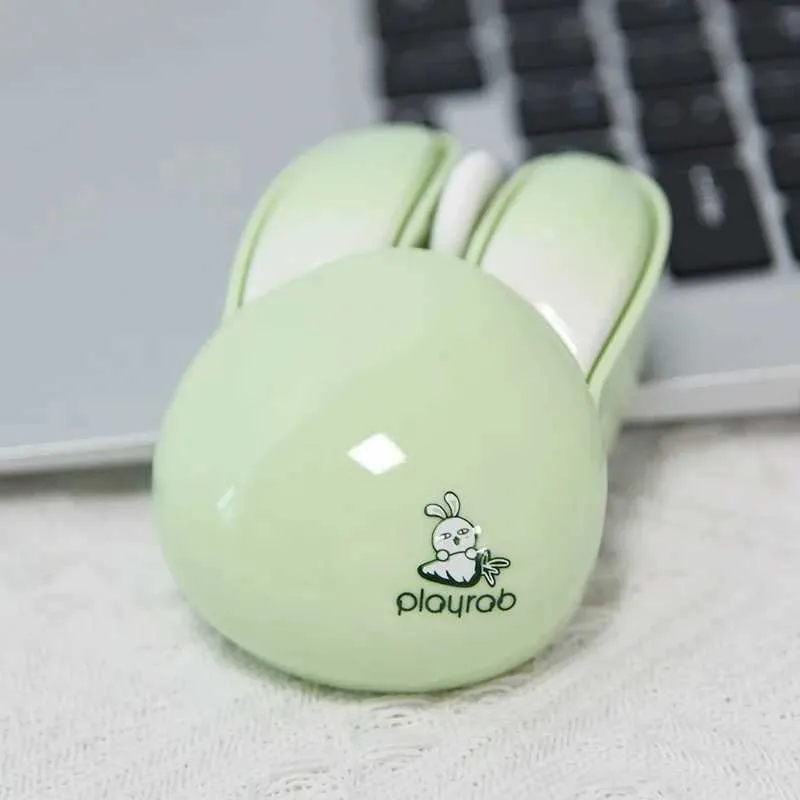 Kawaii Wireless Rabbit Mouse: Cute 3D Ergonomic Optical Gaming Mice for ...